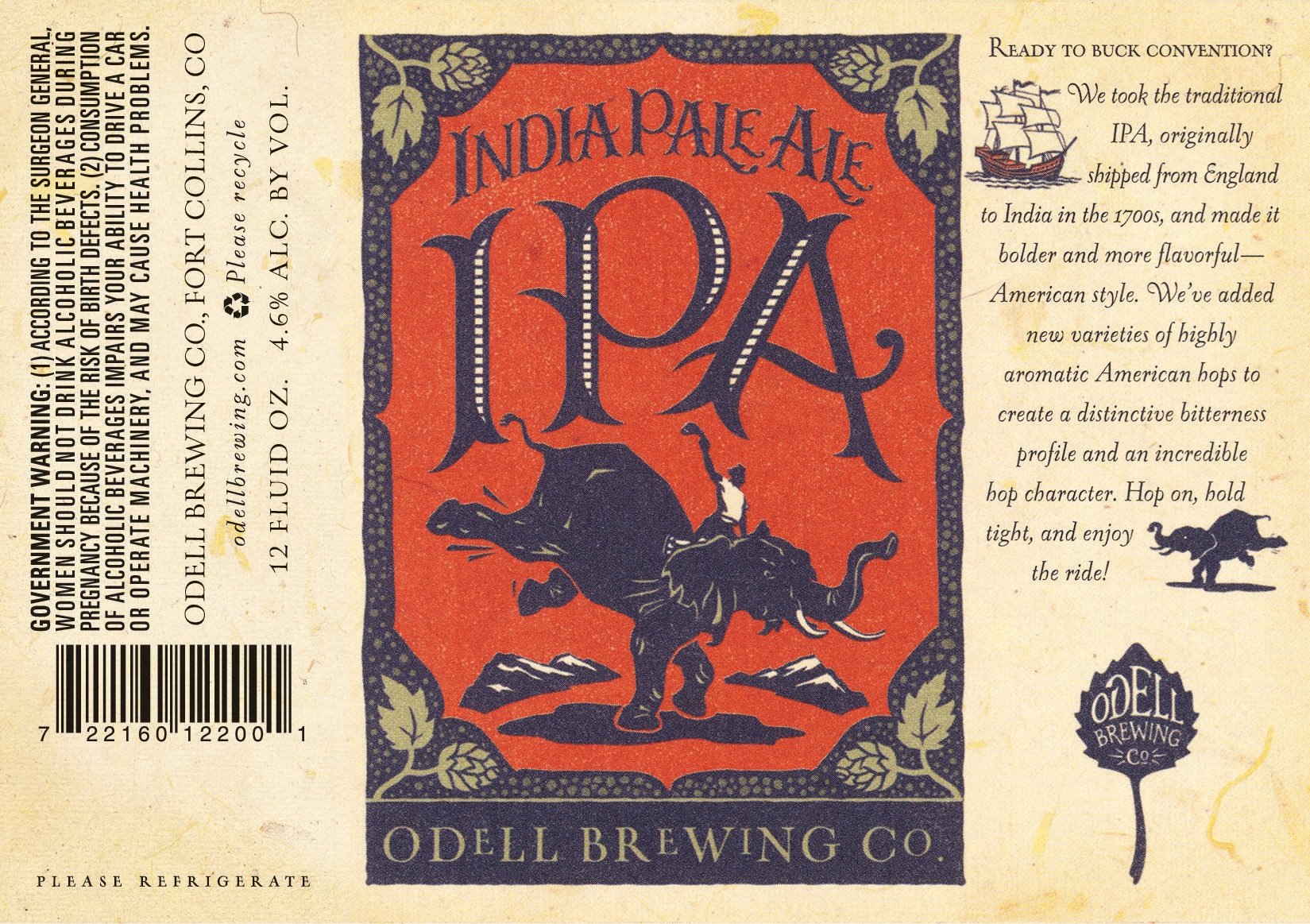 Odell Brewing Co. | Classic original labels | monacaron.com