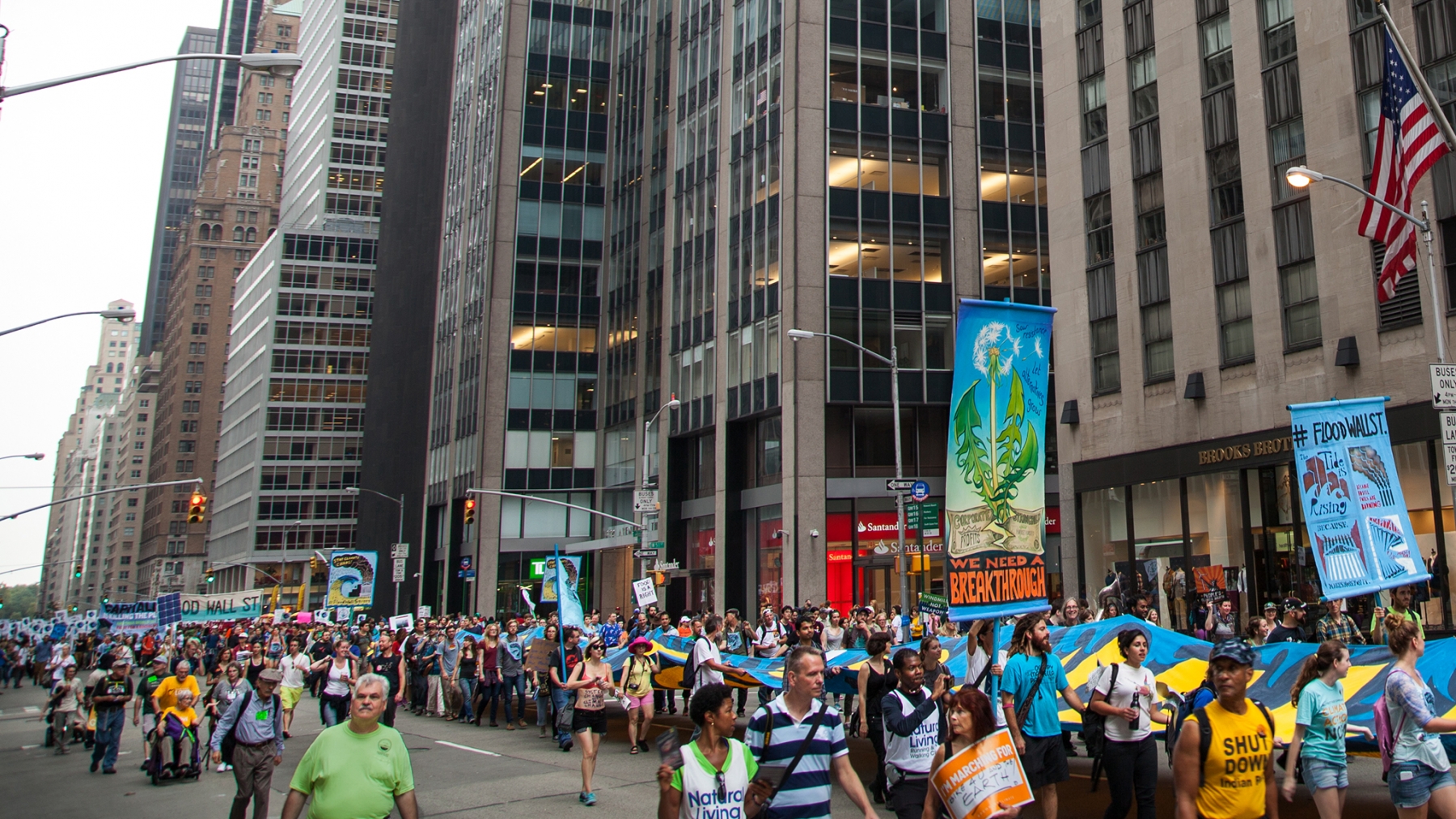 At the People's Climate March in New York 2014 | monacaron.com